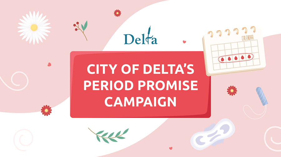 City of Delta Launches Period Promise Campaign | City of Delta
