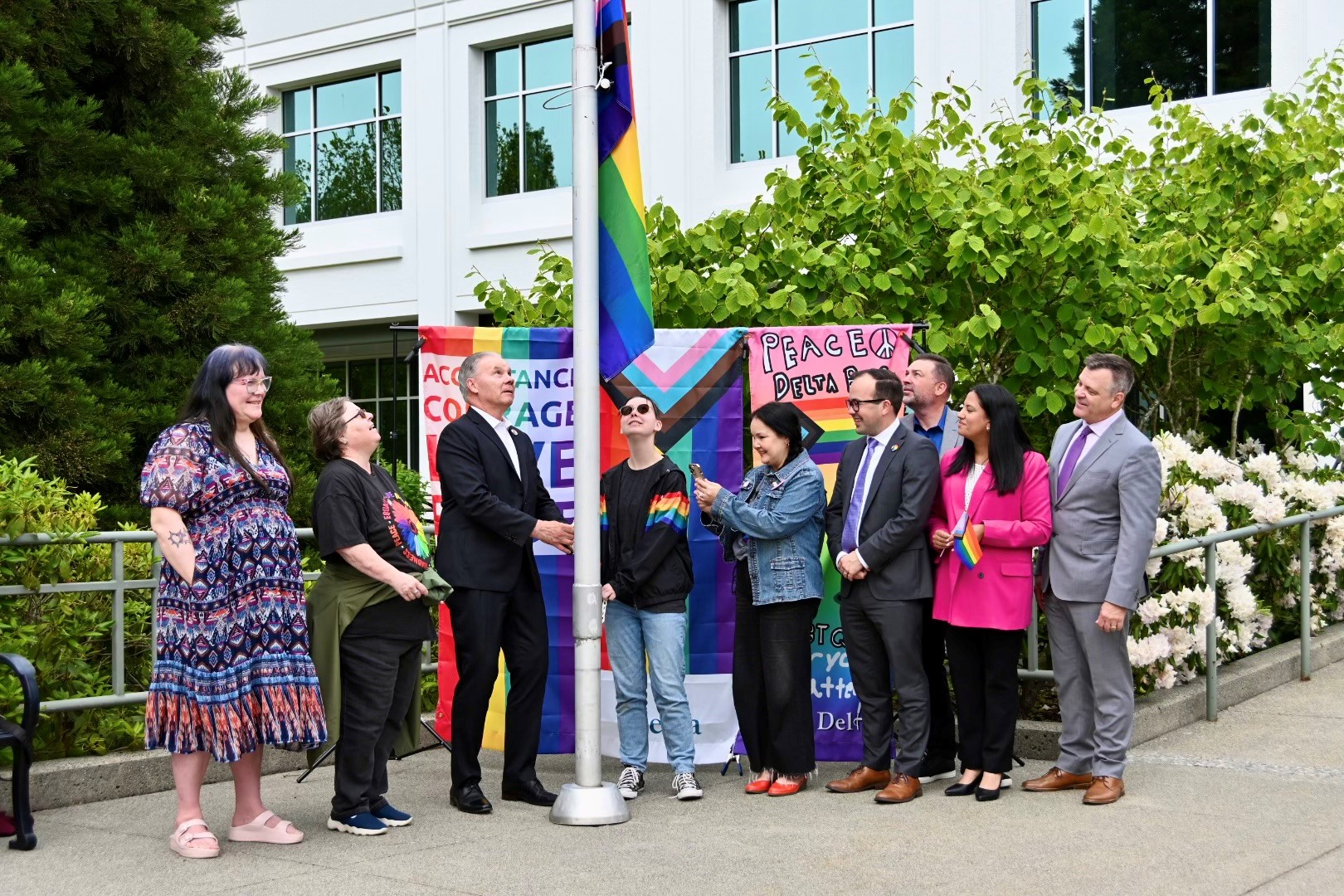 City of Delta Raises the Progress Pride Flag for Pride Month | City of ...