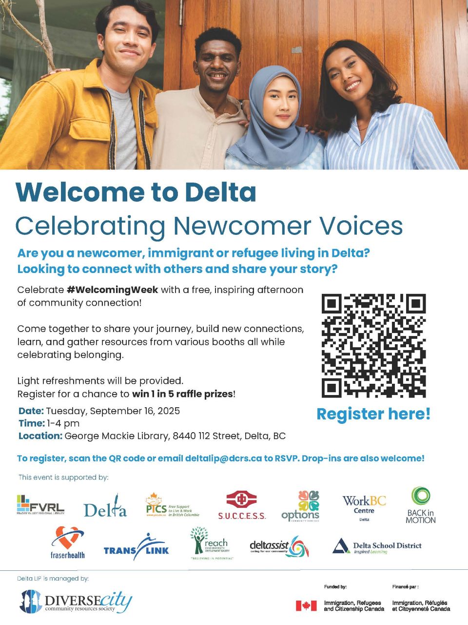 Welcoming Week: Celebrating Newcomer Voices | City of Delta