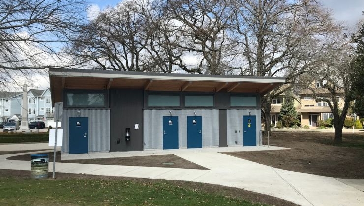 New Memorial Park Washrooms Open to Public | City of Delta